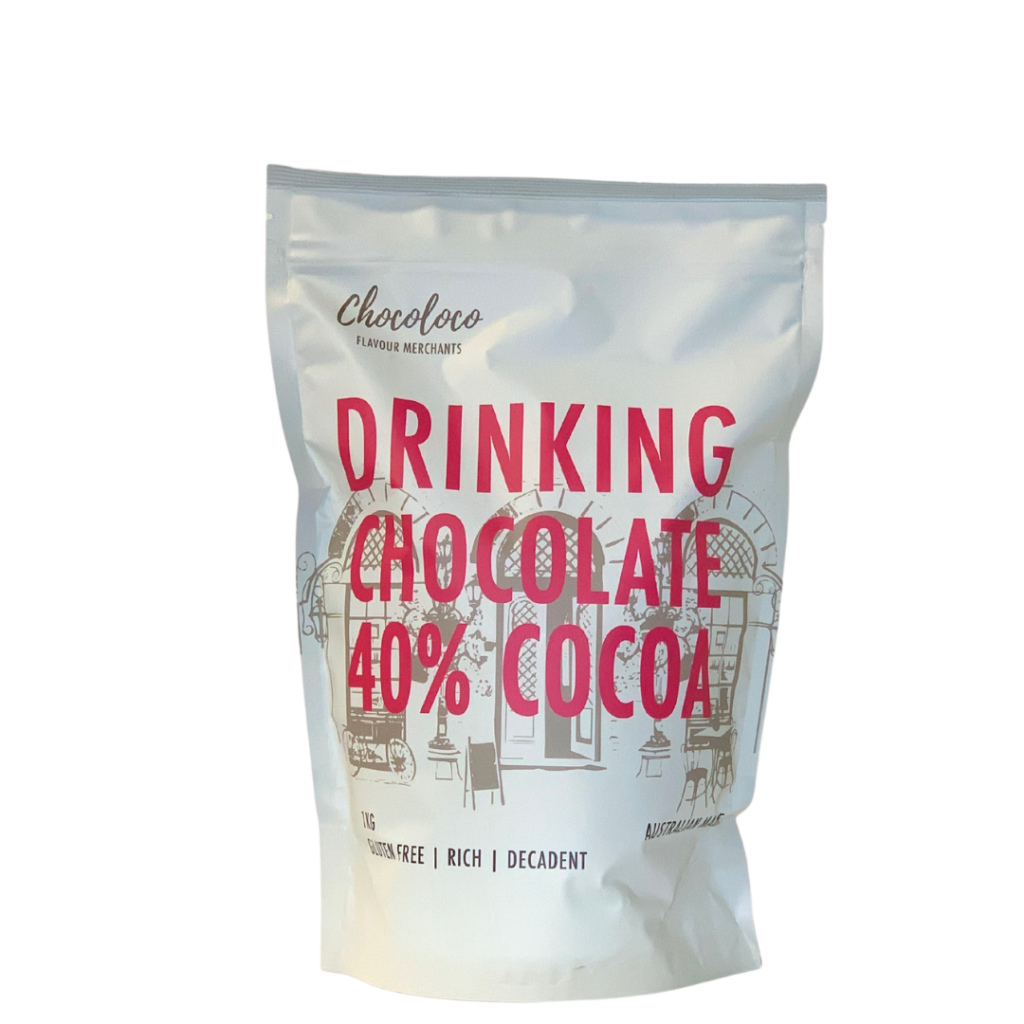 Chocoloco Drinking Chocolate 40% Cocoa – Cleanskin Coffee Co